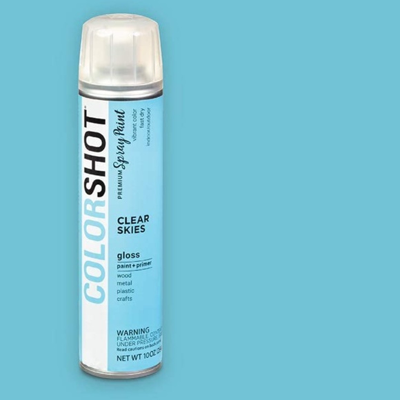 colorshot | Other | Colorshot Spray Paint Clear Skies Light Blue | Poshmark